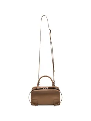 Loewe Amazona Mini Leather Handbag - Brown