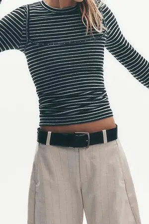 Free People We The Free Colt Leather Belt Black