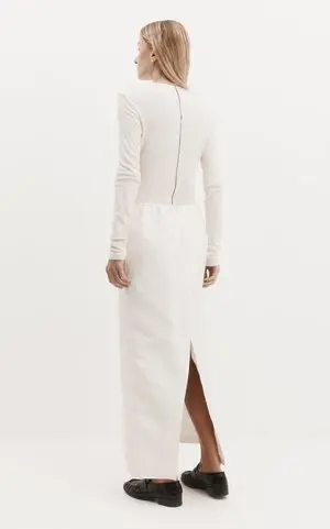 HARRIS TAPPER Mies Embroidered Taffeta Maxi Skirt