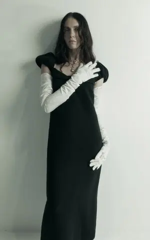 HARRIS TAPPER Robertson Tencel-wool Maxi Dress