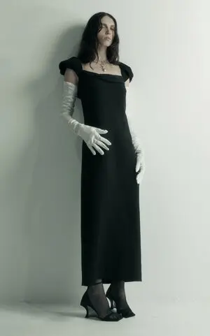 HARRIS TAPPER Robertson Tencel-wool Maxi Dress