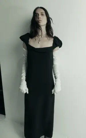 HARRIS TAPPER Robertson Tencel-wool Maxi Dress