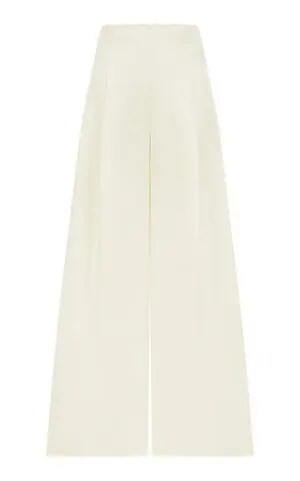 HARRIS TAPPER Exclusive Kennedy Satin Faille Trousers - Ivory