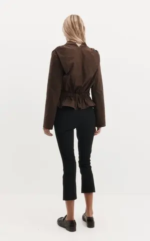 HARRIS TAPPER Long-sleeve Chaimberlain Tech Taffeta Top