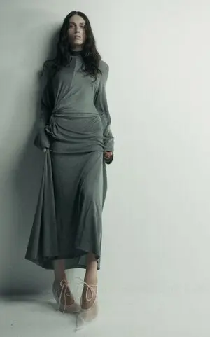HARRIS TAPPER Teller T-shirting Maxi Dress