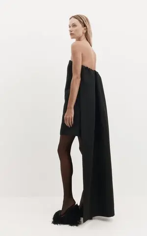 HARRIS TAPPER Coppola Satin Faille Mini Dress