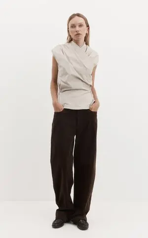 HARRIS TAPPER Chaimberlain Draped Top
