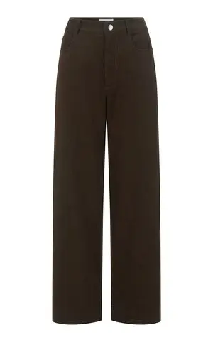 HARRIS TAPPER Dean Cotton Cord Trousers - Brown
