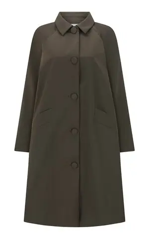HARRIS TAPPER Sylvie Laminated Nylon Coat
