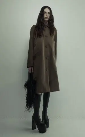 HARRIS TAPPER Sylvie Laminated Nylon Coat
