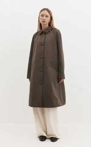 HARRIS TAPPER Sylvie Laminated Nylon Coat