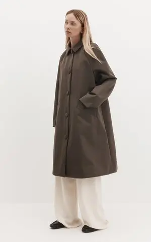 HARRIS TAPPER Sylvie Laminated Nylon Coat