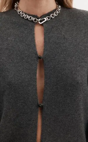 HARRIS TAPPER Violetta Wool-cashmere Cardigan
