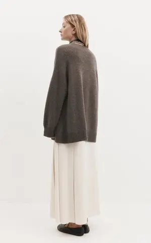 HARRIS TAPPER Ava Drape Suiting Midi Skirt