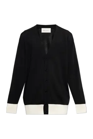 AMI Paris Wool Cardigan - Black
