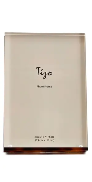 TIZO DESIGN Lucite Frame 5x7 - Tortoise