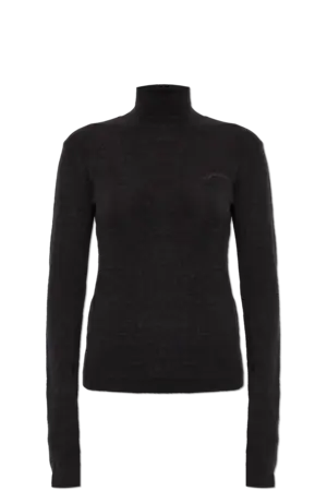 GANNI Wool Turtleneck - Grey