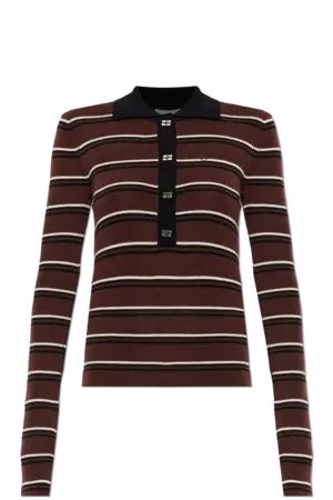 GANNI Wool Sweater - Brown