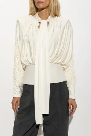 SELF-PORTRAIT Top With A Neck Tie
