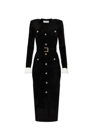 SELF-PORTRAIT Knit Dress - Black