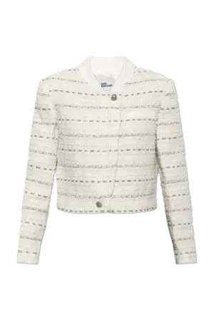 SELF-PORTRAIT Boxy’ Jacket - Cream