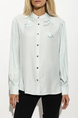 SELF-PORTRAIT Shirt With Embellishment