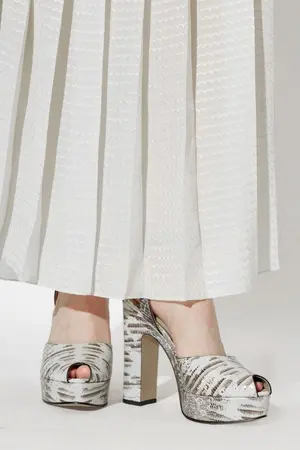 Fendi Leather Heeled Sandals