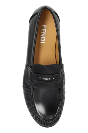 Fendi Leather Loafers
