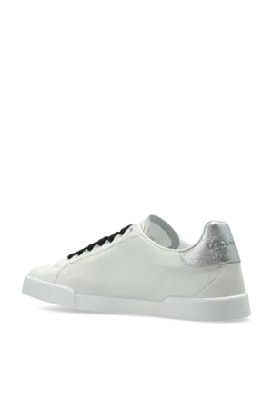 Dolce & Gabbana Leather Sport Shoes With Logo