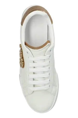 Dolce & Gabbana Embellished Logo Low-top Sneakers