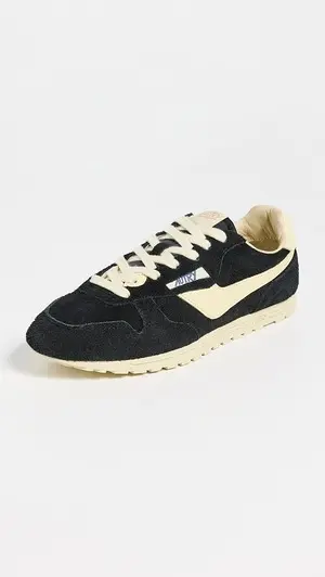 AUTRY Windspin Low Suede Sneakers - Blk/rut