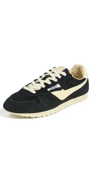 AUTRY Windspin Low Suede Sneakers - Blk/rut