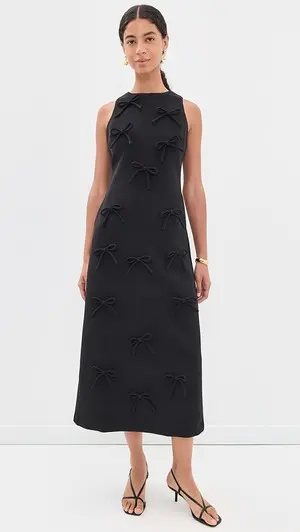 English Factory Bow Detailed Midi Dress