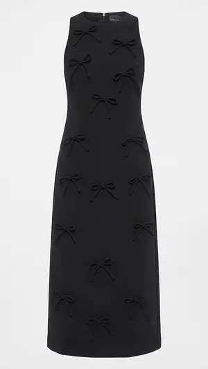 English Factory Bow Detailed Midi Dress