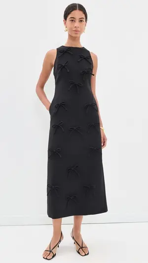 English Factory Bow Detailed Midi Dress