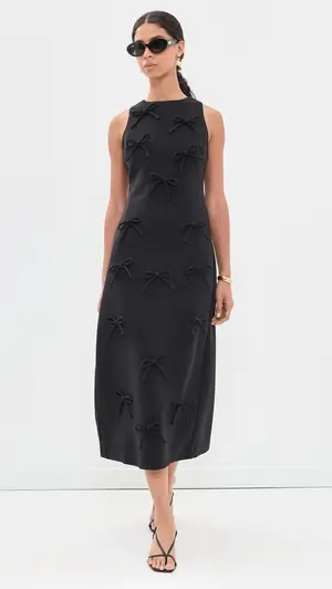 English Factory Bow Detailed Midi Dress