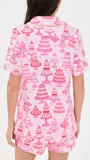 BEDHEAD PAJAMAS Classic Shorty Pajama Set - Cake Shop