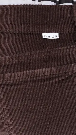 DAZE Micro Corduroy Mini Skirt