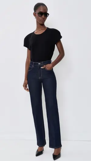 Norma Kamali Cap Sleeve Bomber Bodysuit - Black