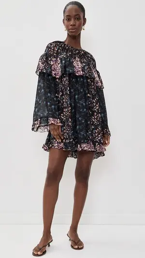 Ulla Johnson Lune Silk Mini Dress