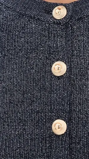 SELF-PORTRAIT Textured Knit Mini Dress
