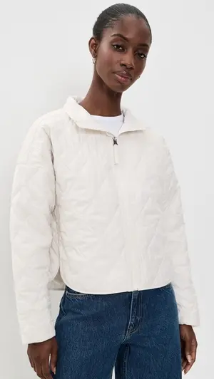 The North Face Diamond Peak Insulated Jacket - White Dune