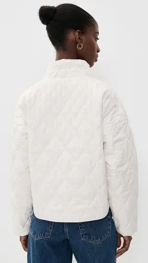 The North Face Diamond Peak Insulated Jacket - White Dune