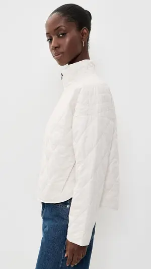 The North Face Diamond Peak Insulated Jacket - White Dune