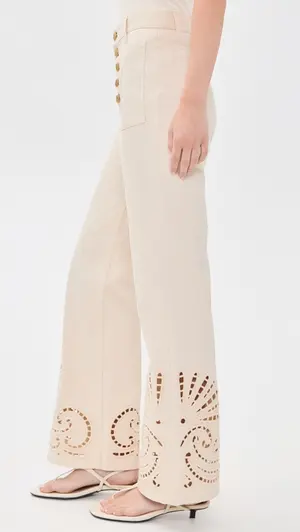 Ulla Johnson The Lou Eyelet Jeans