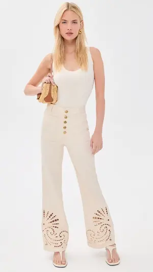Ulla Johnson The Lou Eyelet Jeans