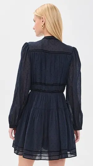 Ulla Johnson Lumi Long Sleeve Cotton Mini Dress