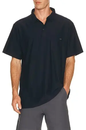 Vuori Ace Polo In Blue - Ink