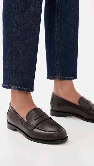 AeydĒ Oskar Leather Loafers