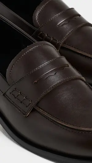 AeydĒ Oskar Leather Loafers